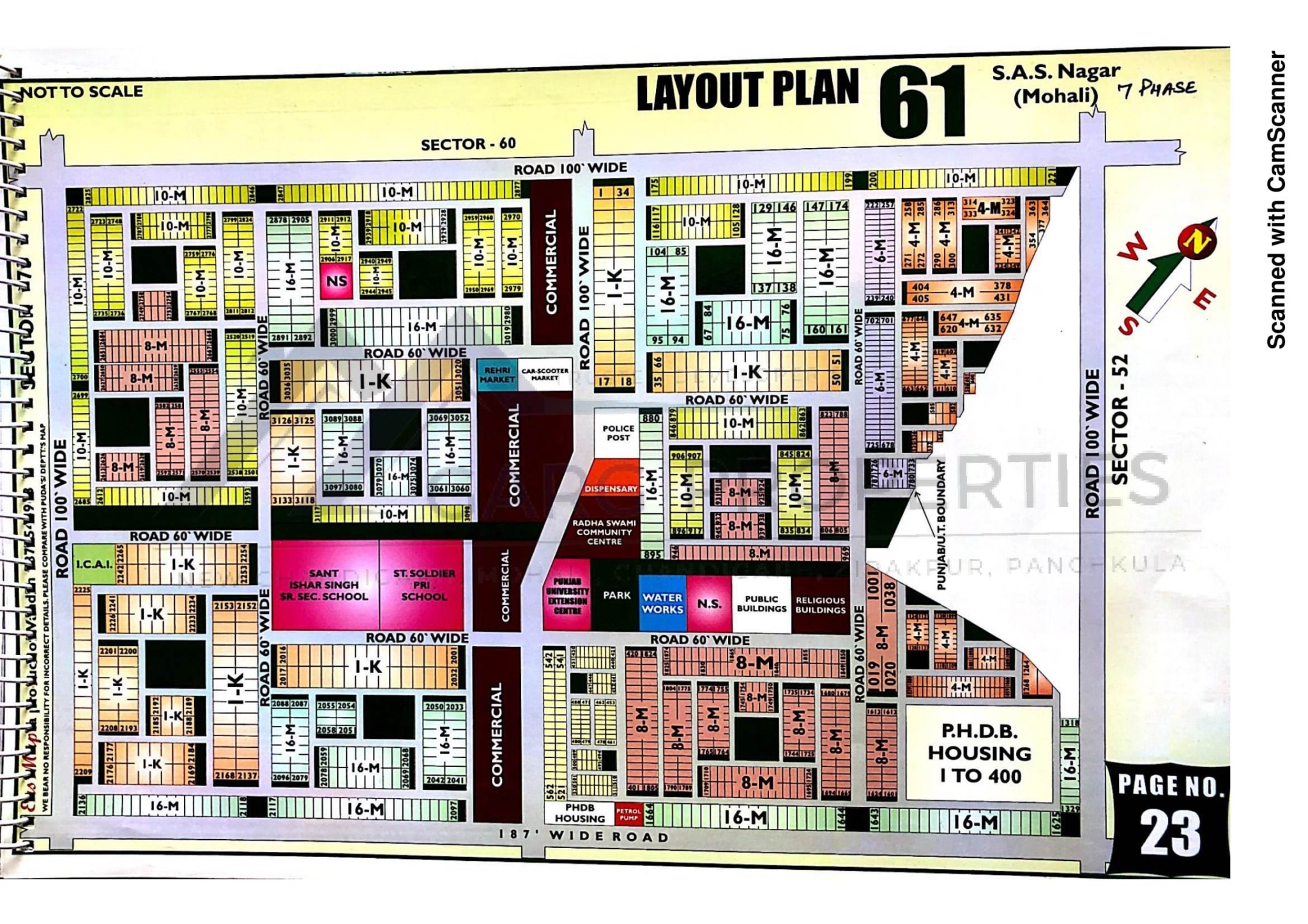 Mohali Map – Garg Properties