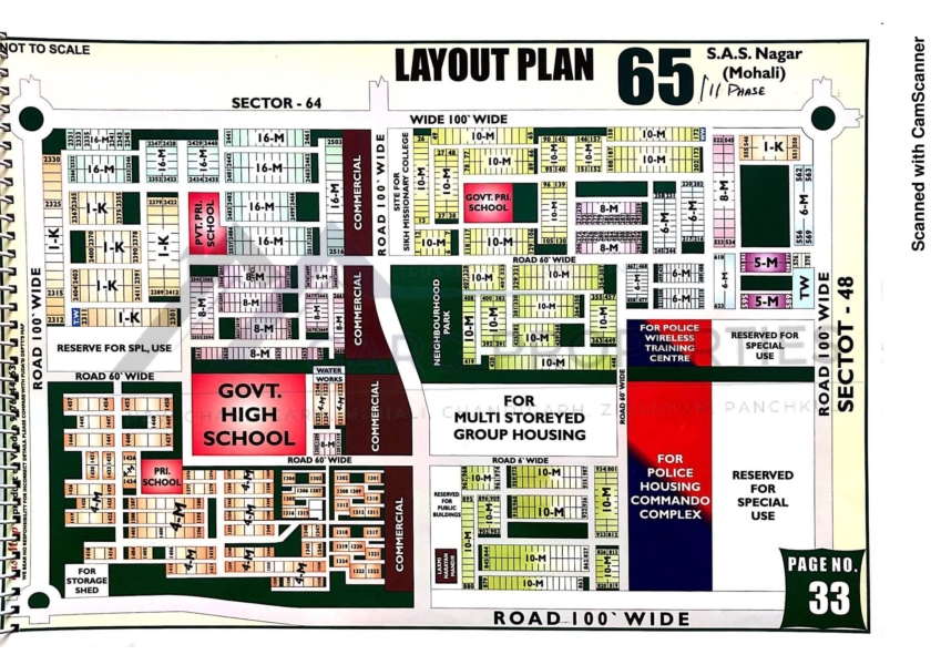 Mohali Map – Garg Properties
