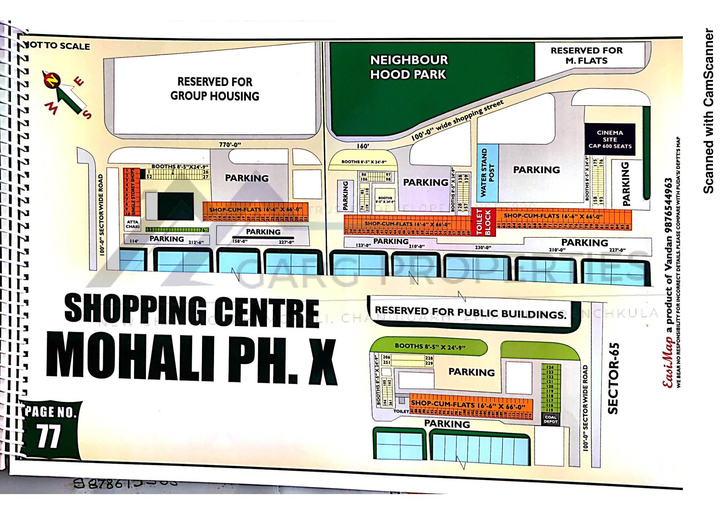 Mohali Map Garg Properties Mohali Map Garg Properties